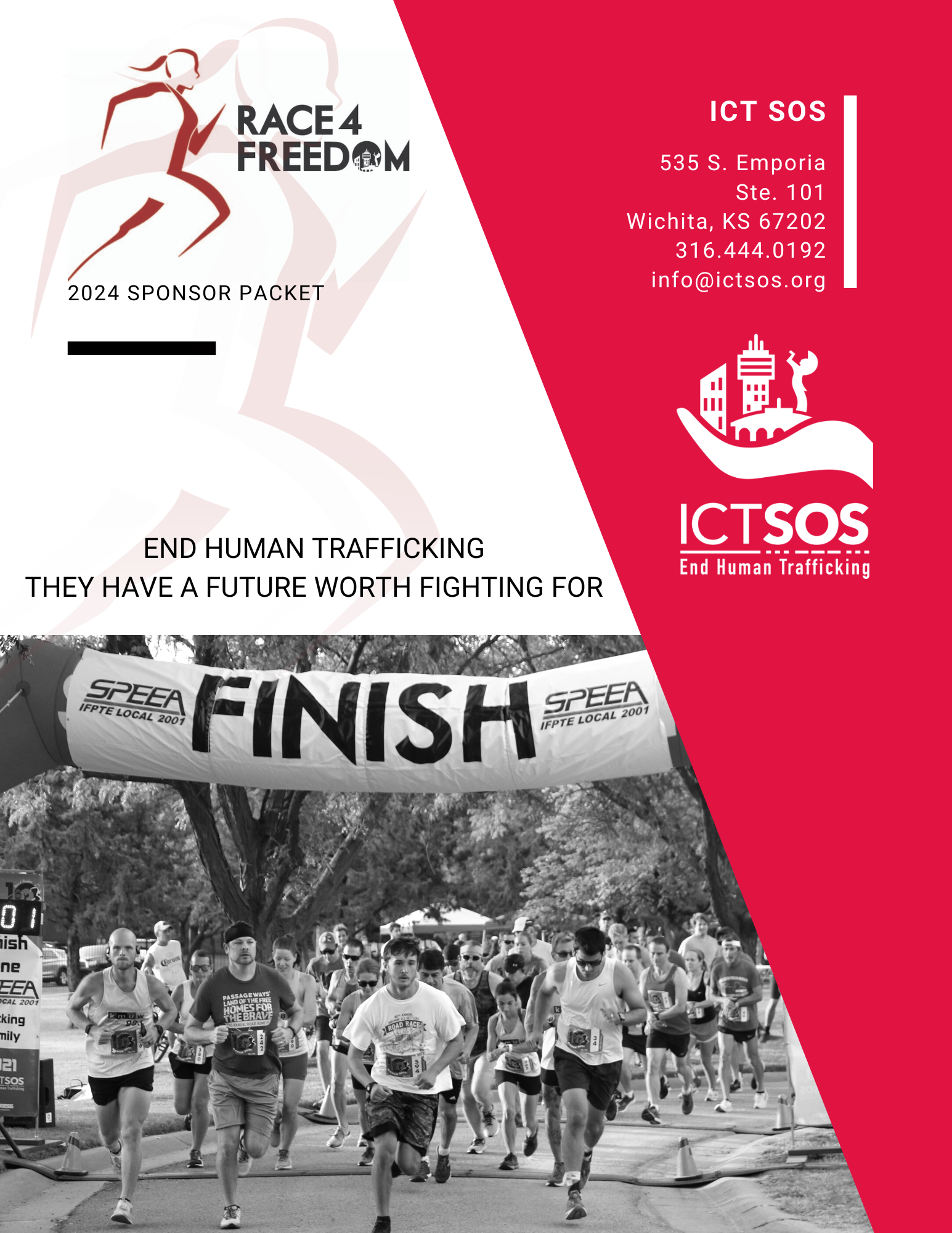 Sponsor Race 4 Freedom - Race For Freedom | ICT SOS